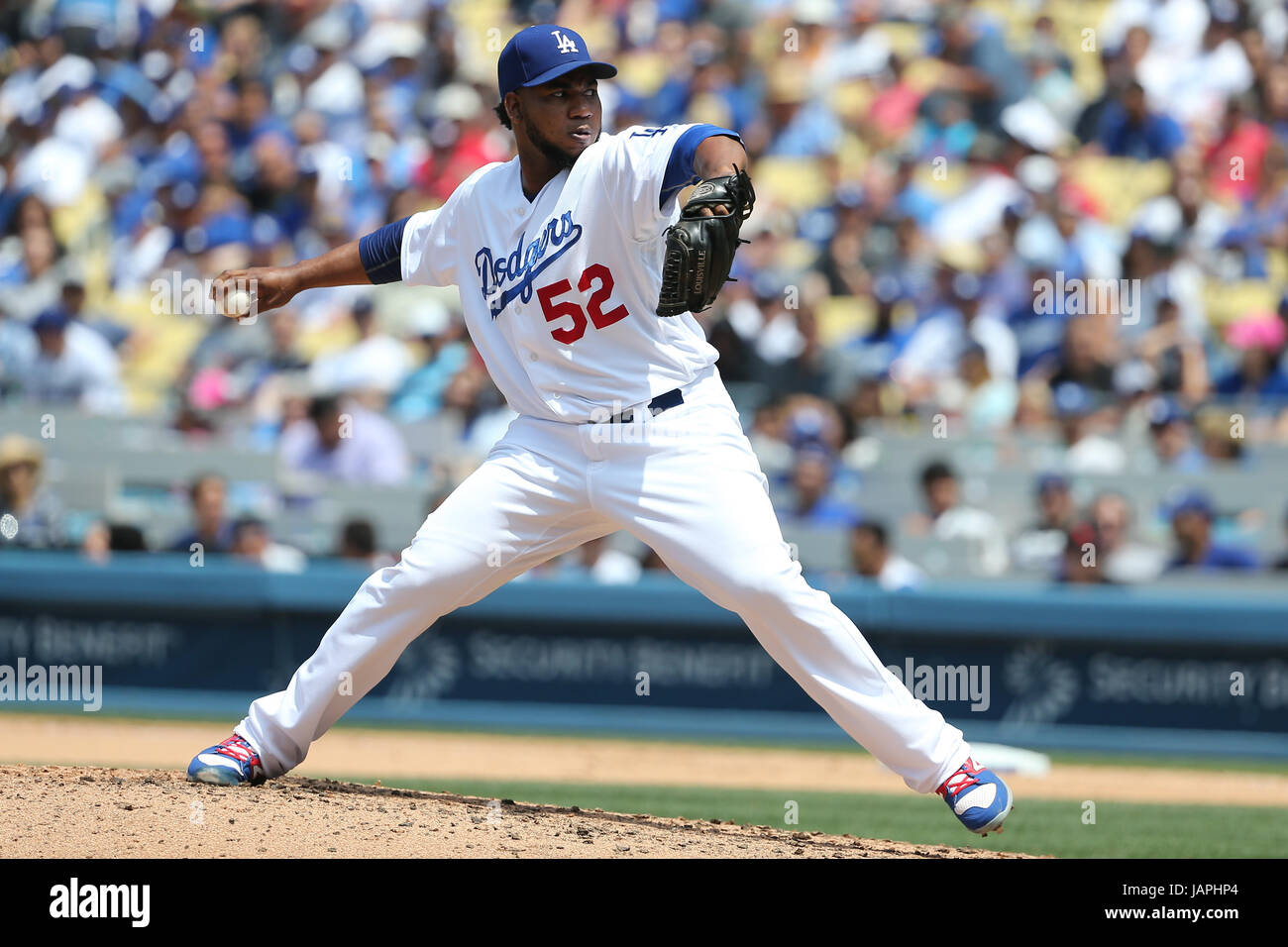 Los Angeles, CA, USA. 7th June, 2017. Los Angeles Dodgers relief ...