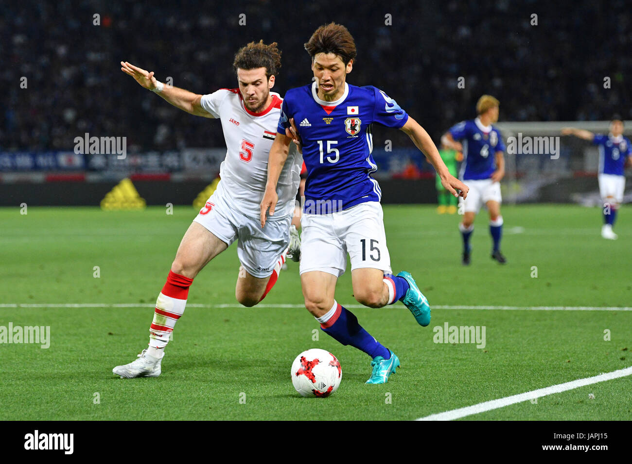 Tokyo, Japan. 7th June, 2017. Yuya Osako (JPN) Football/Soccer : KIRIN ...
