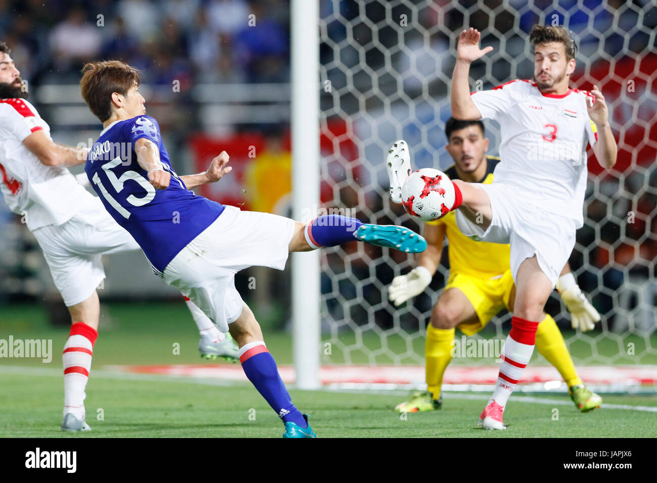 Tokyo, Japan. 7th June, 2017. Yuya Osako (JPN) Football/Soccer : KIRIN ...