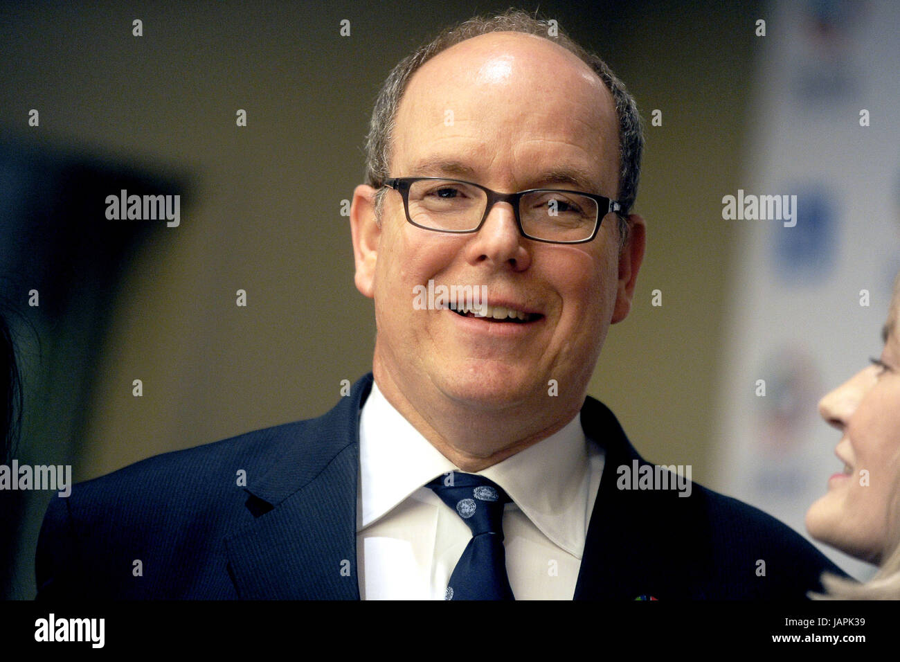 New York, USA. 06th June, 2017. Fürst Albert II. von Monaco bei der ...