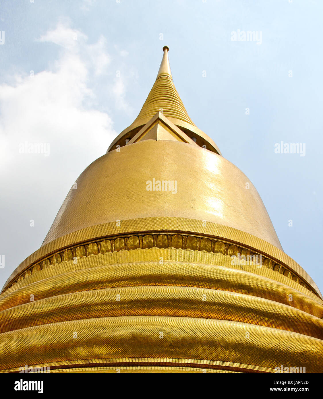 Golden pagoda inside emerald temple, thailand Stock Photo - Alamy