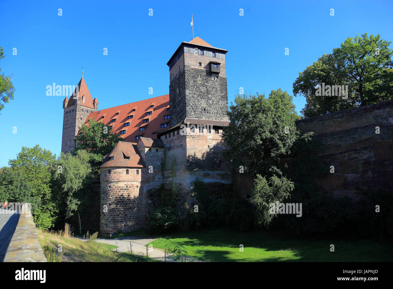 Nuremberg, Nuremberg Castle, Pentagonal Tower, Imperial Stables and ...