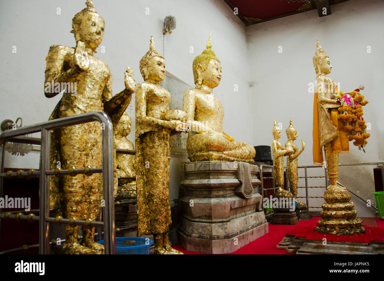 Luang Pho Ban Laem buddha statue for thai people respect praying and ...