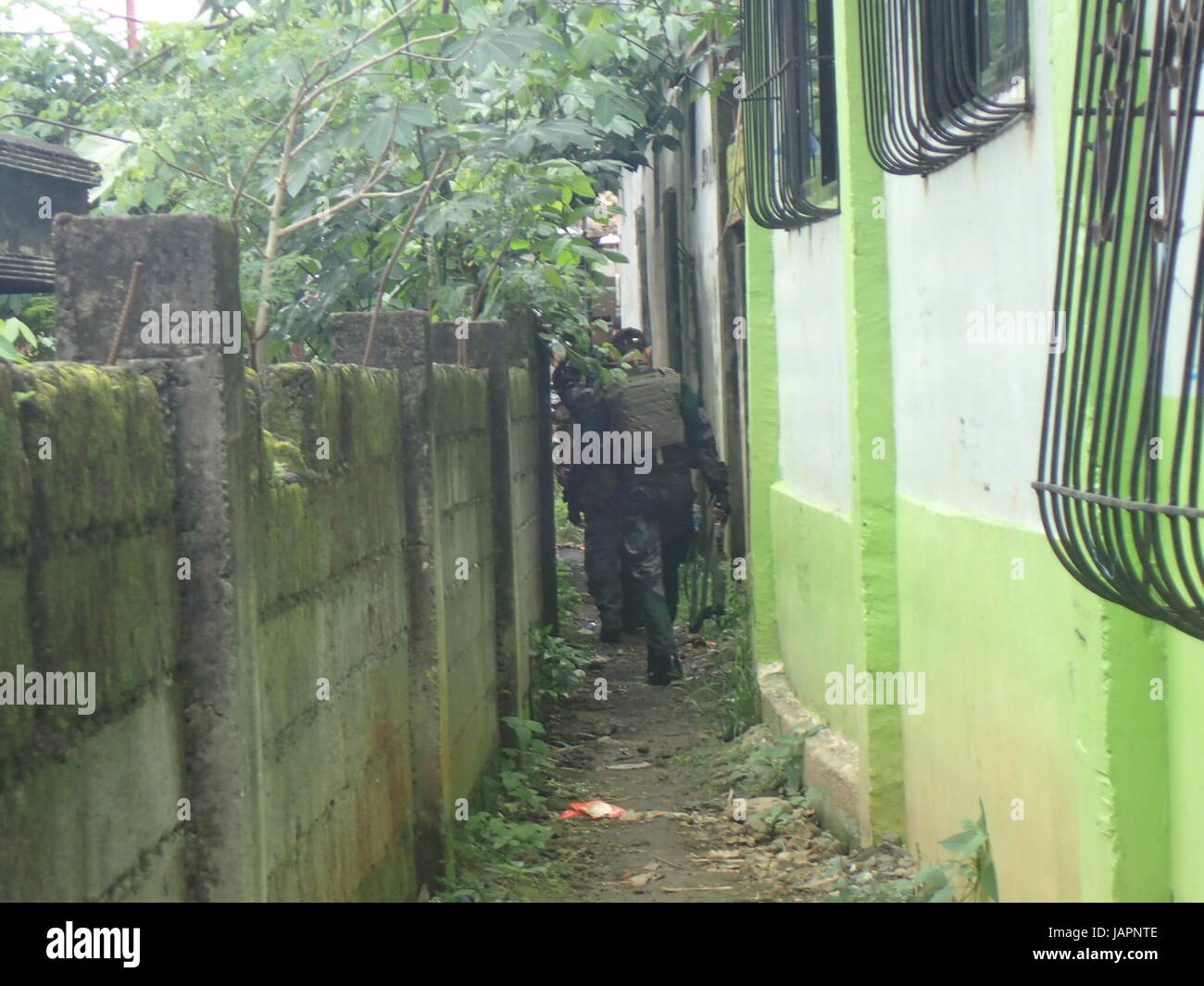 Dozens of seized ammunitions in one house inside the village of Datu ...