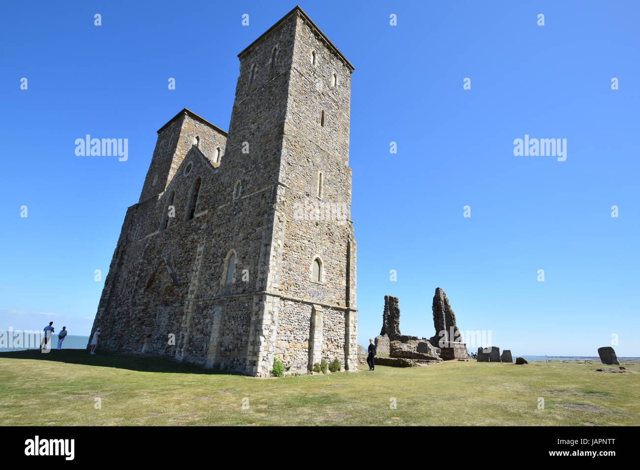 Reculver Towers Kent Stock Photo - Alamy