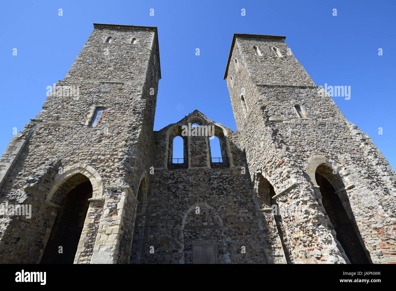 Reculver Towers Kent Stock Photo - Alamy