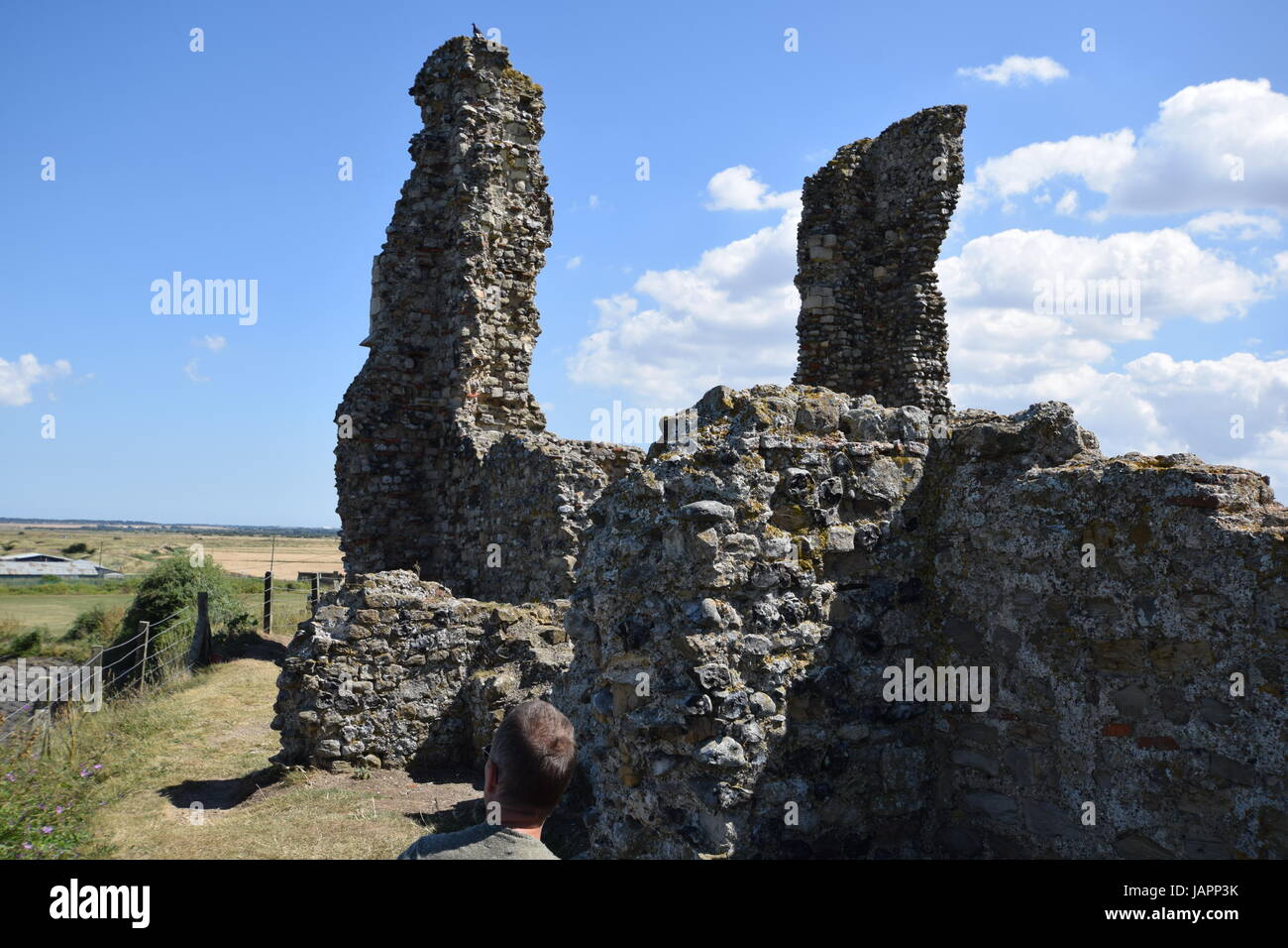 Reculver Towers Kent Stock Photo - Alamy