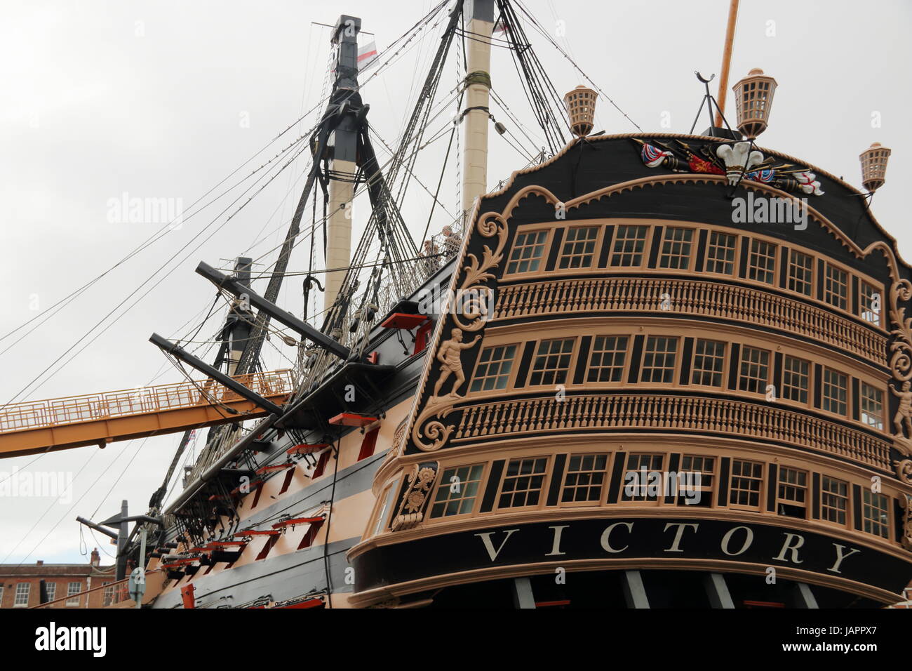 HMS Victory,Historic dockyard,Portsmouth,UK Stock Photo - Alamy