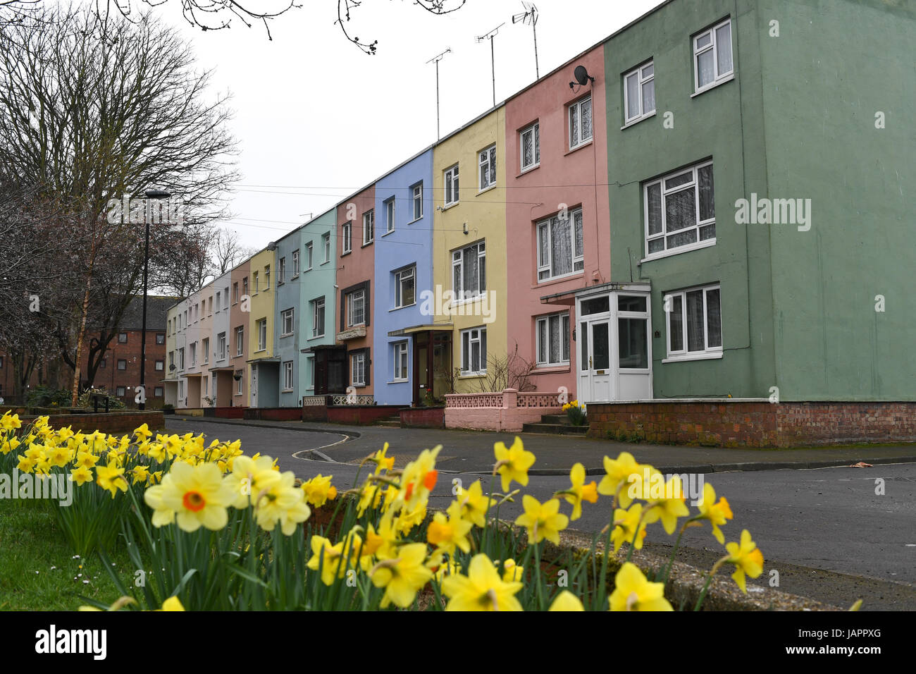 Inner City community housing in the Kingsland district of Southampton ...