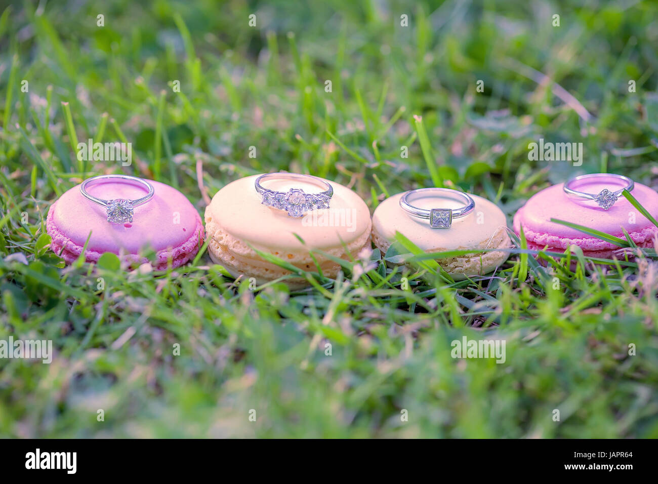 Four stone rings hi-res stock photography and images - Alamy