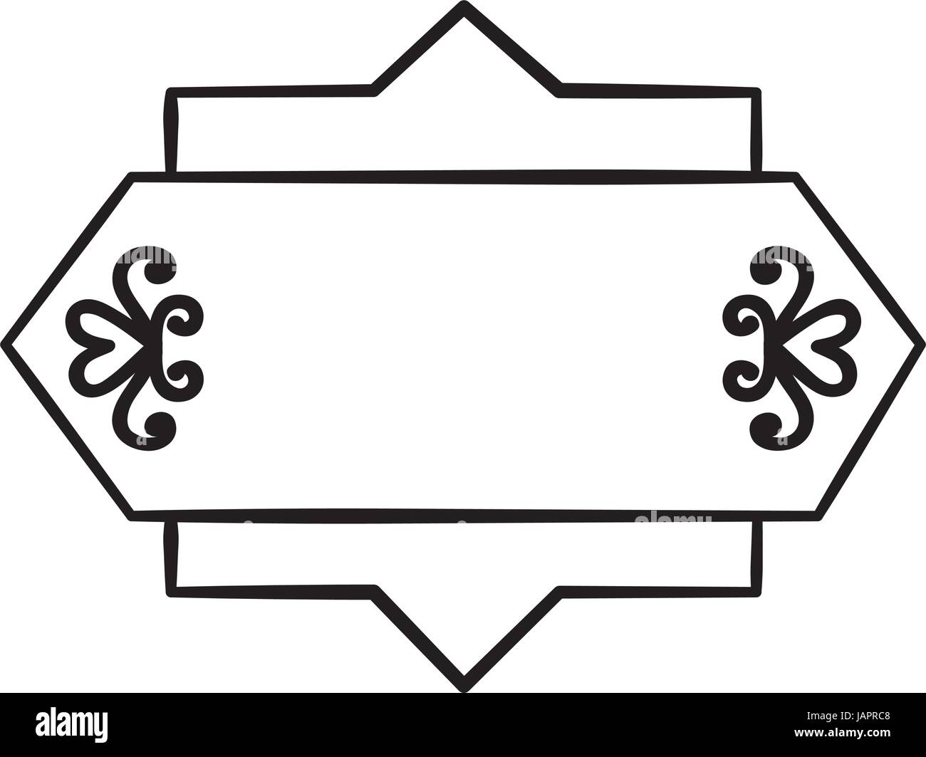 vintage frame icon Stock Vector Image & Art - Alamy