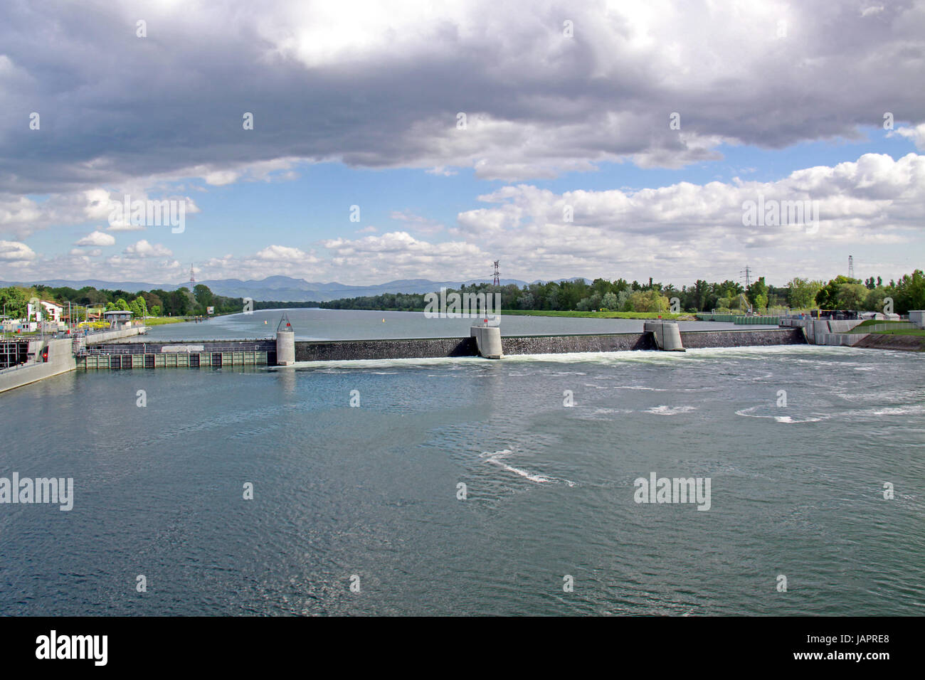 landscape format barrage Stock Photo - Alamy