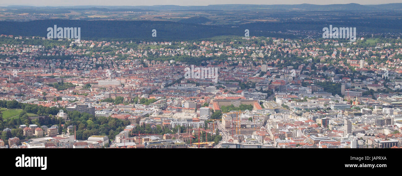 View of the city of Stuttgart in Germany Stock Photo - Alamy