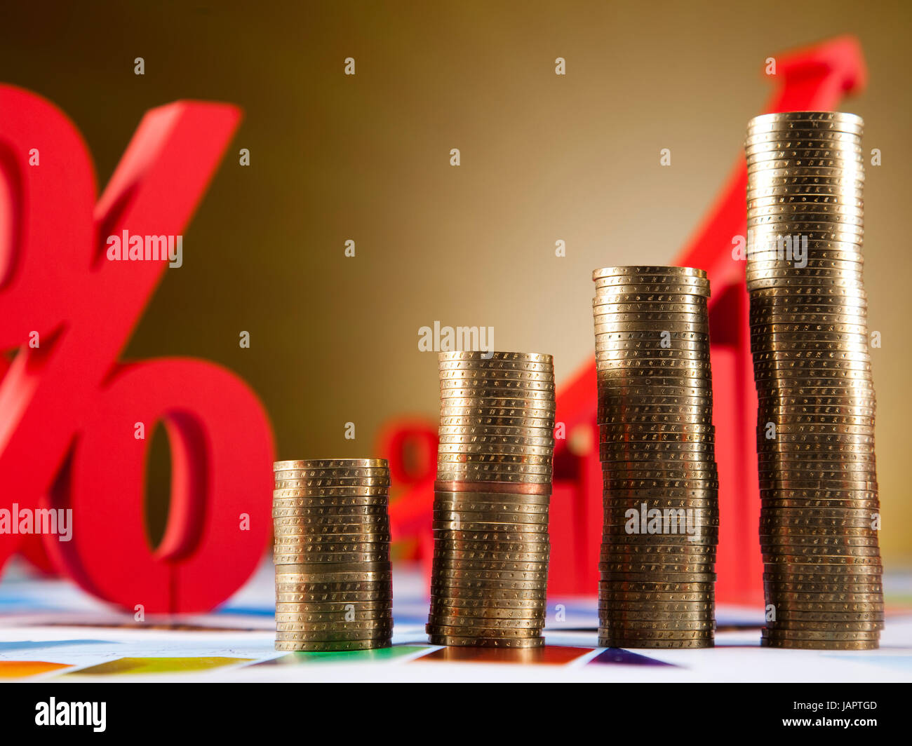 trade symbol profile Stock Photo - Alamy