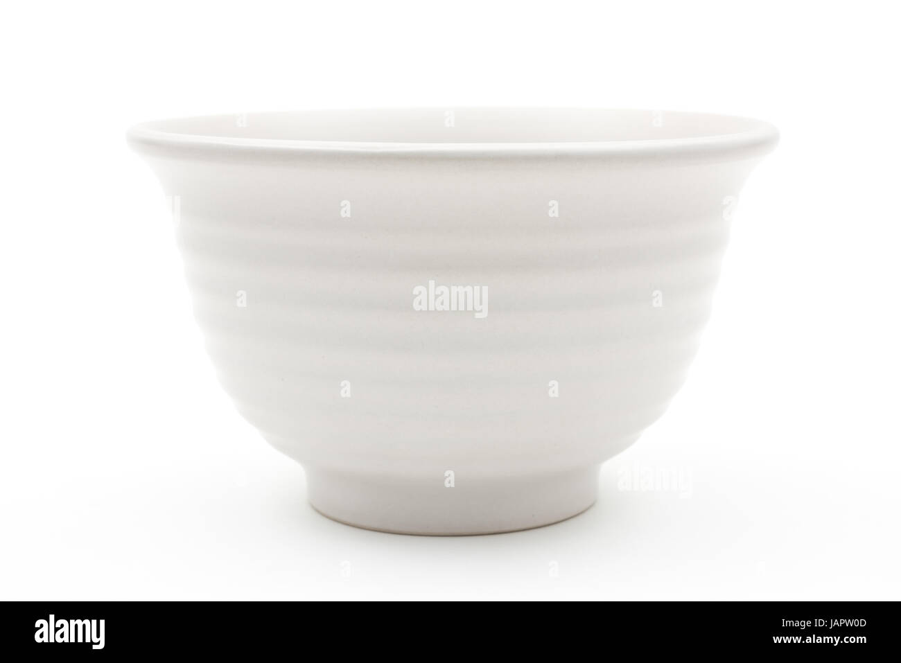 Empty white bowl on white background Stock Photo - Alamy