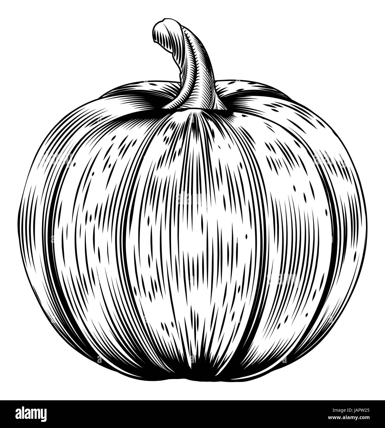 Wood Cut Engraving Fruit High Resolution Stock Photography and Images ...