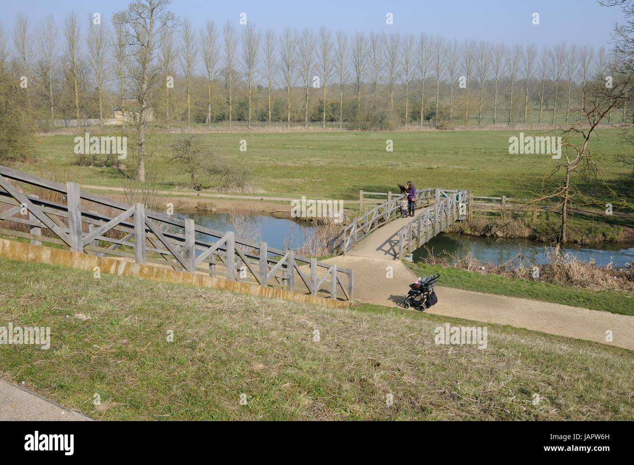 View The Watermeadows from Bury Mount, Towcester, Northamptonshire ...
