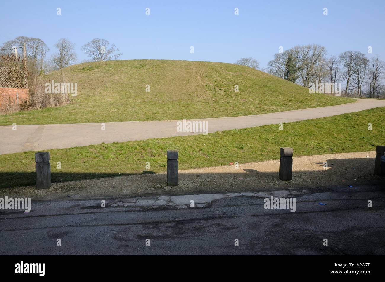 Bury Mount, Towcester, Northamptonshire. Is a Scheduled Ancient ...