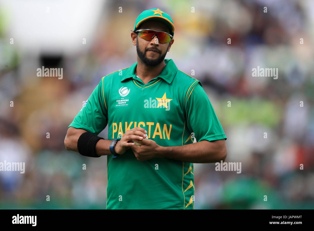 Pakistan's Imad Wasim Stock Photo - Alamy