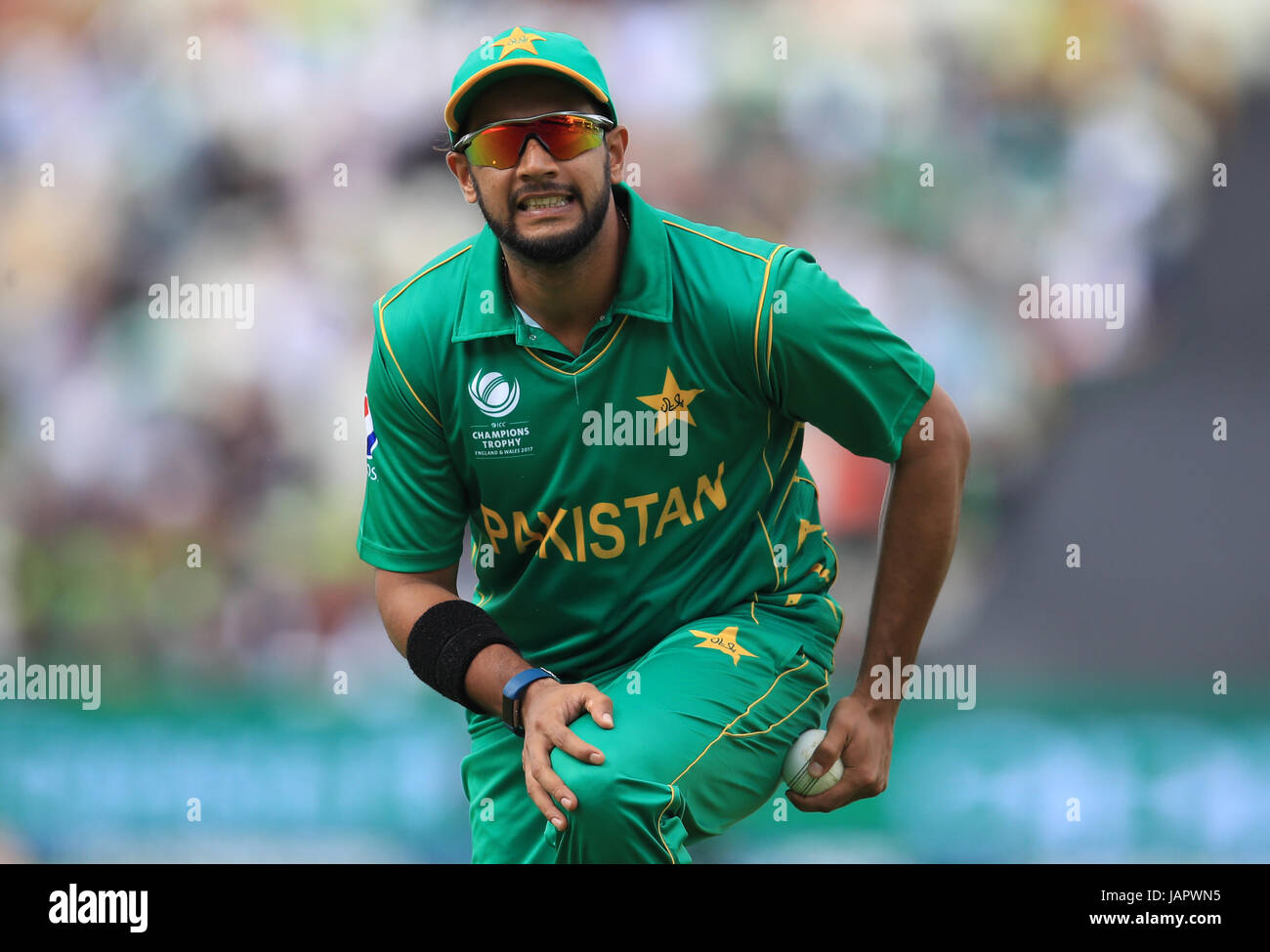 Pakistan's Imad Wasim Stock Photo - Alamy