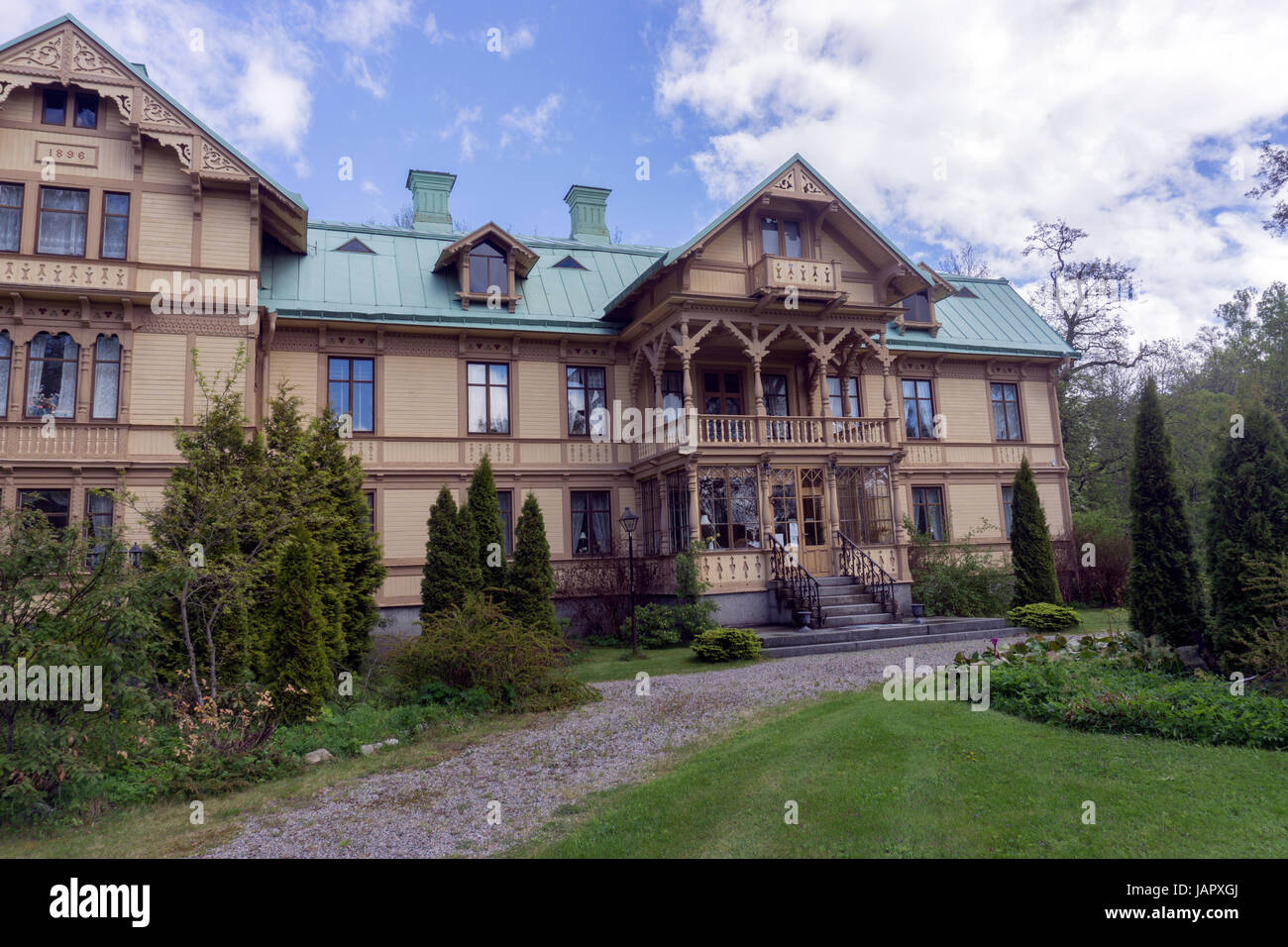Långvinds Herrgård manor house, built in 1884, part of the historic ...