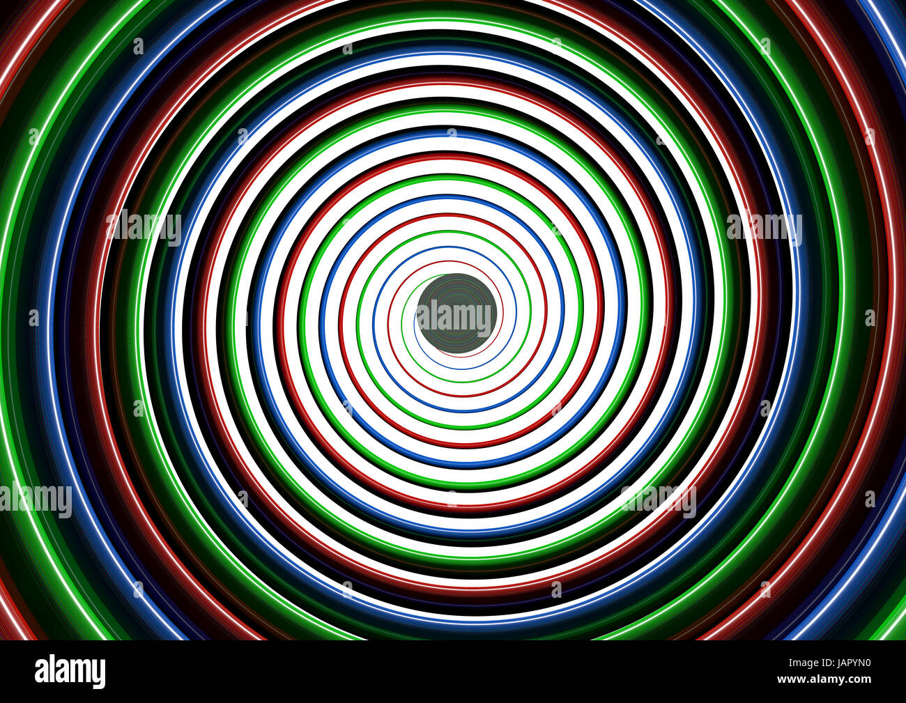 a multicolor spiral in red green and blue Stock Photo - Alamy