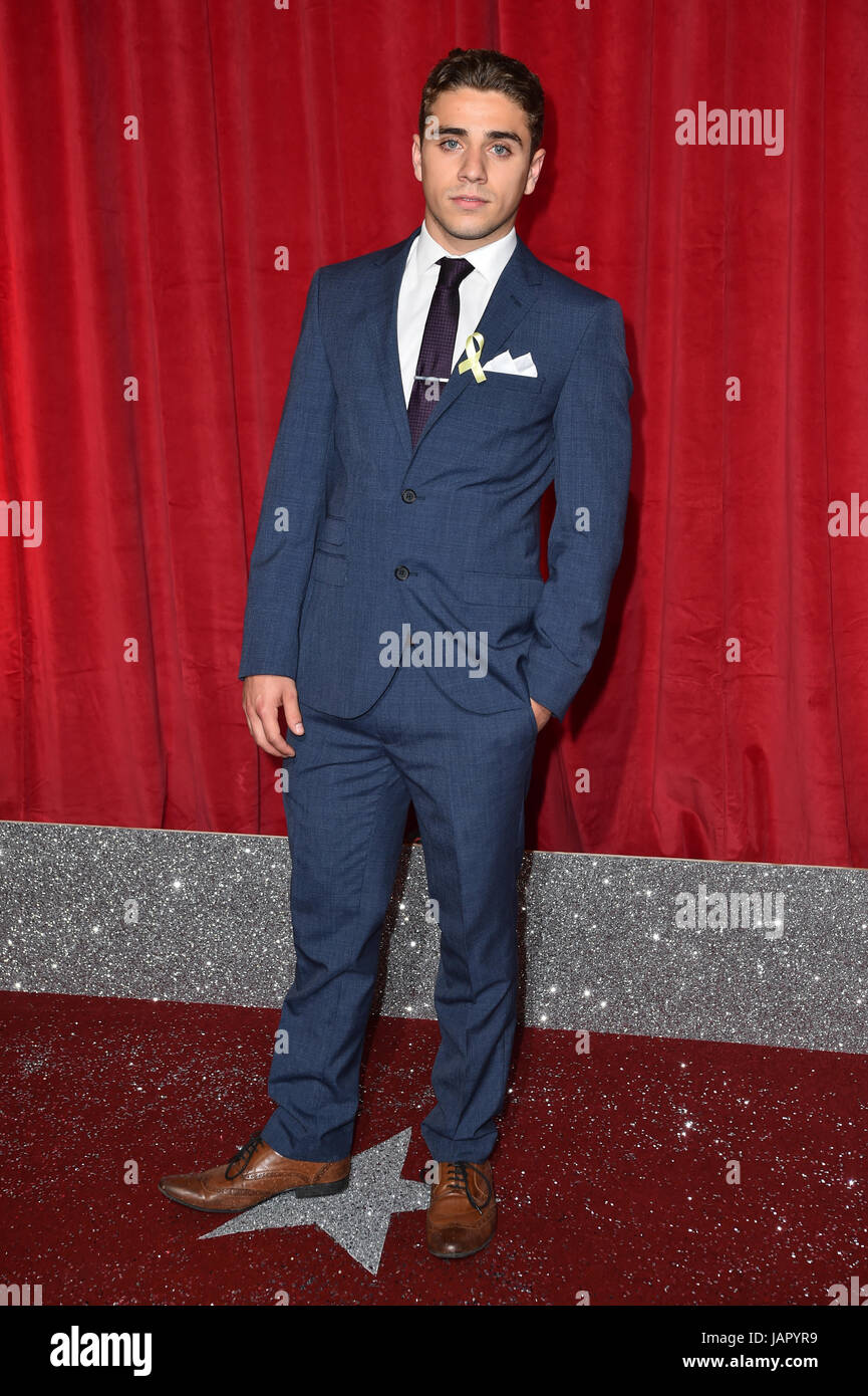 Alex James-Phelps attending the British Soap Awards 2017 at The Lowry ...