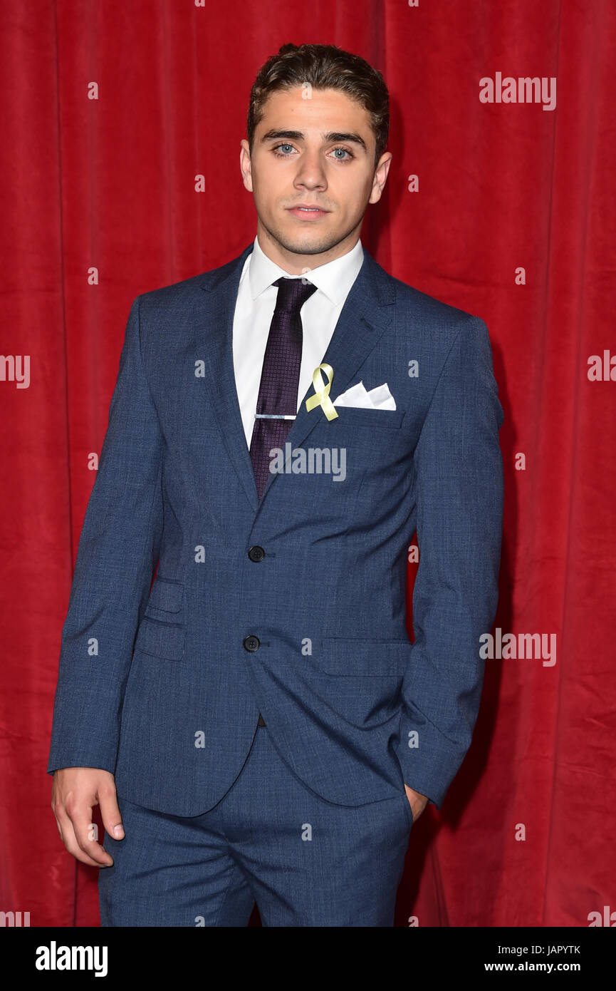 Alex James-Phelps attending the British Soap Awards 2017 at The Lowry ...