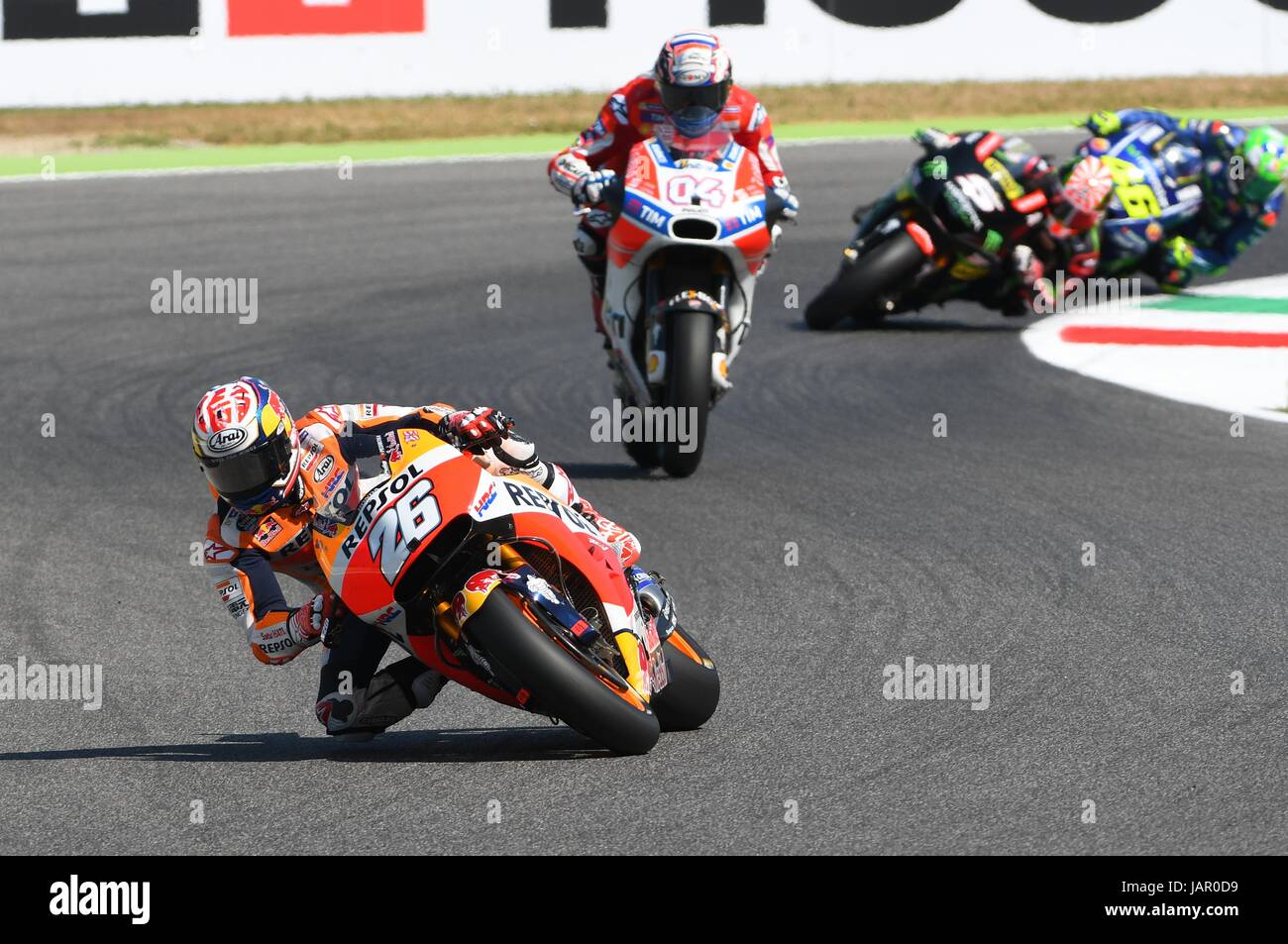 Mugello - ITALY, JUNE 3: Spanish Honda Repsol rider Daniel Pedrosa at ...