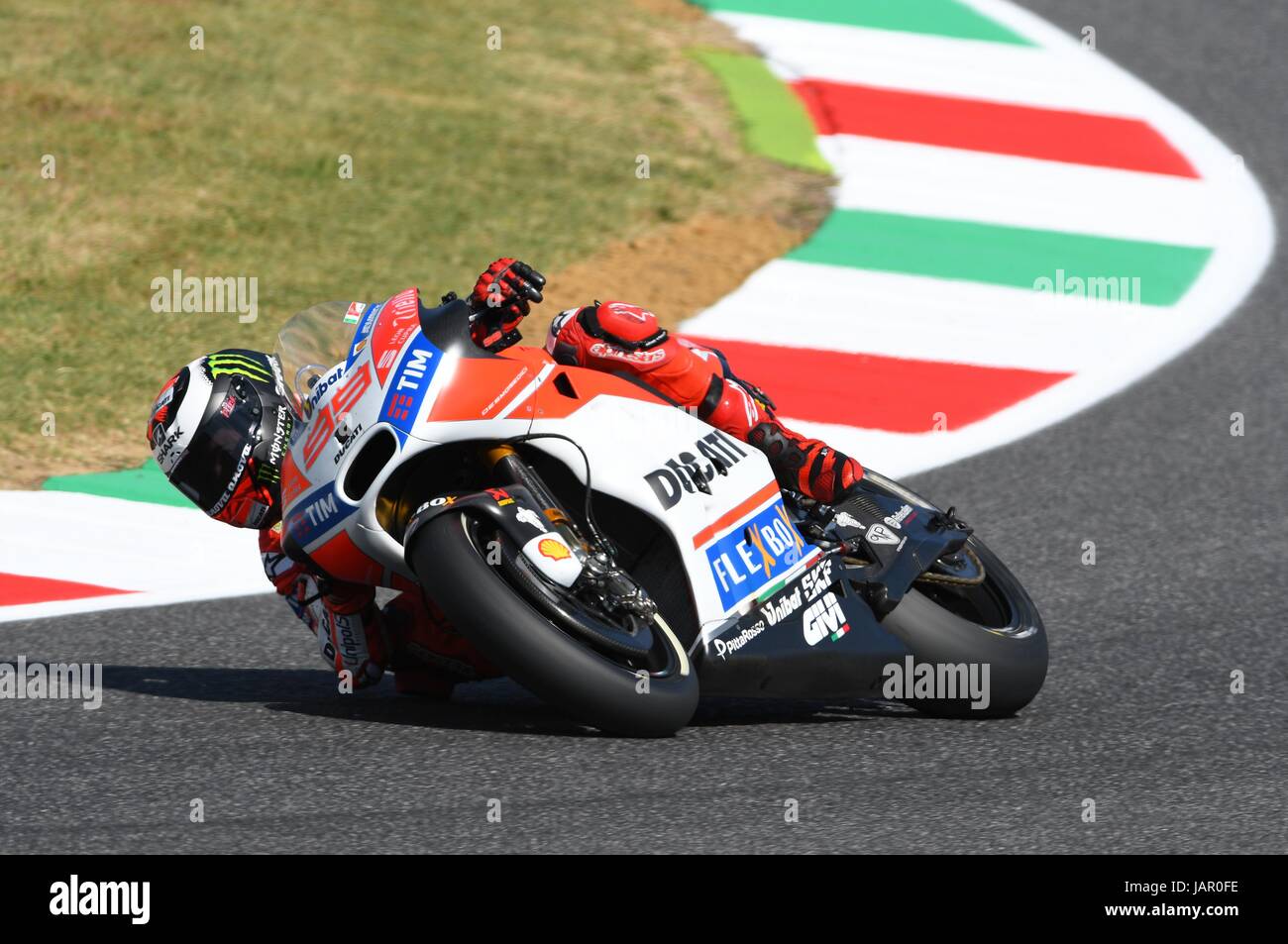 MUGELLO - ITALY, JUNE 3: Spanish Ducati rider Jorge Lorenzo at 2017 ...