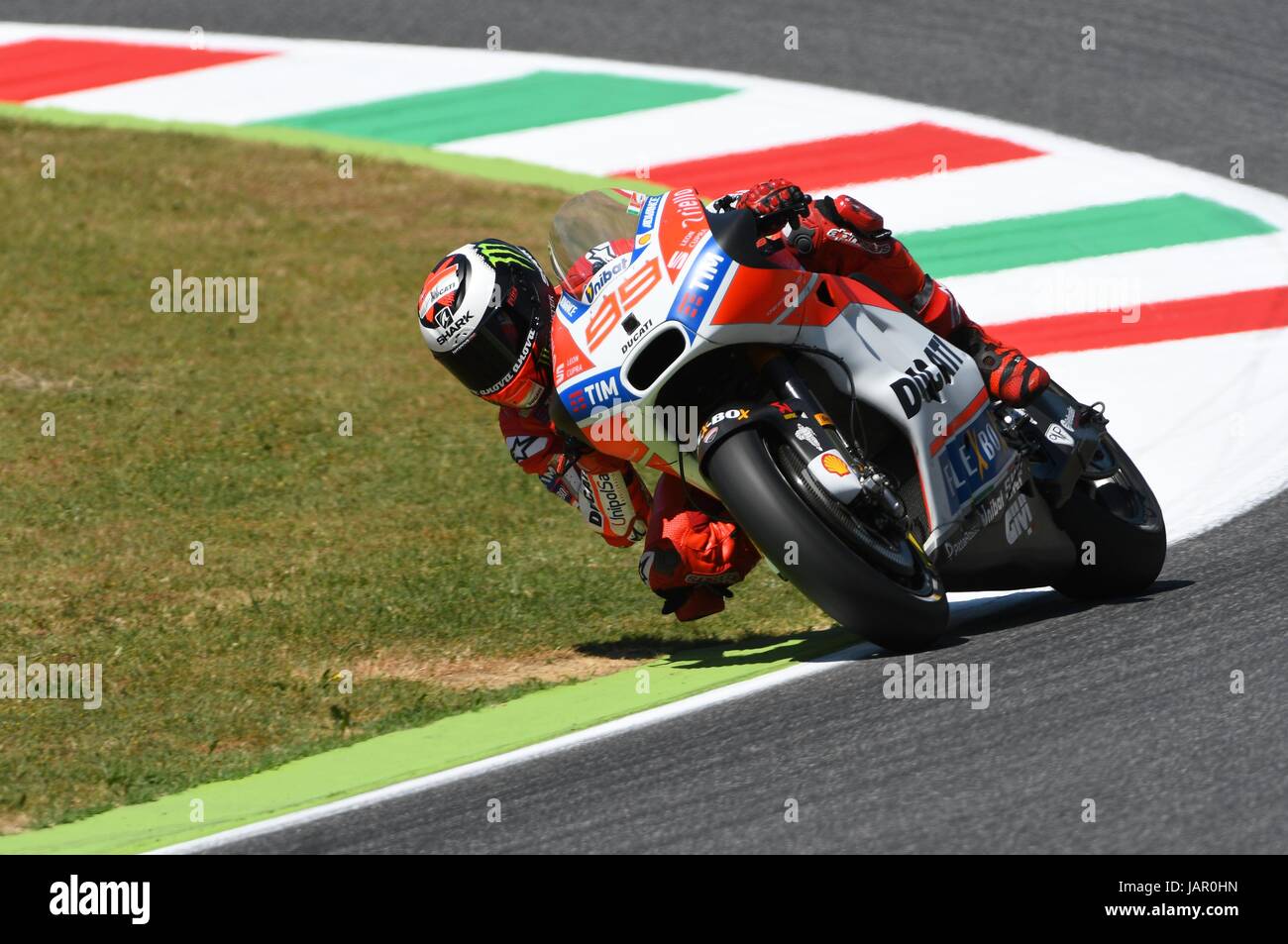 MUGELLO - ITALY, JUNE 3: Spanish Ducati rider Jorge Lorenzo at 2017 ...