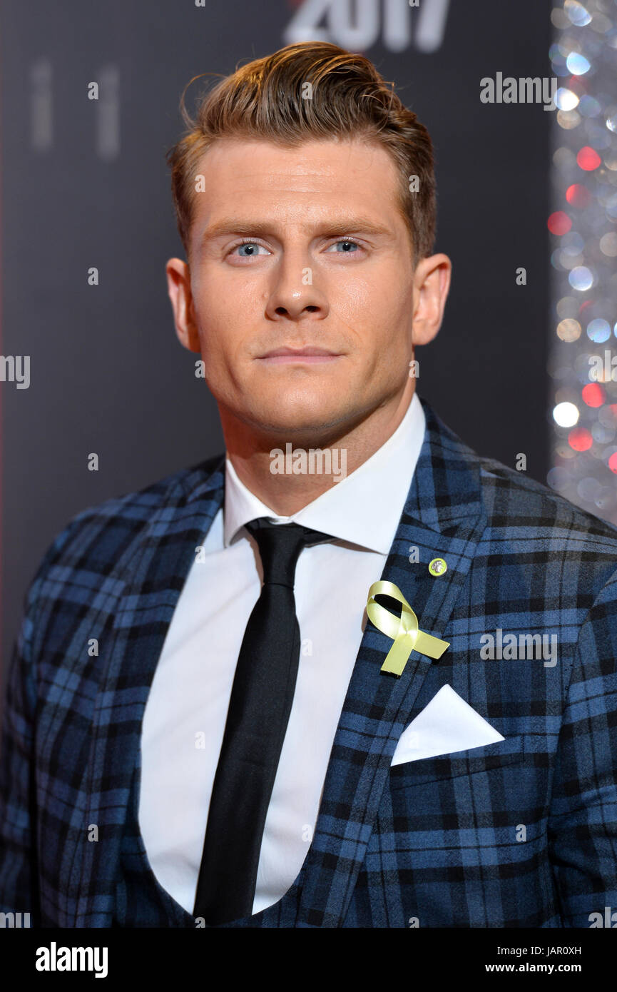 Eddie Eyre attending the British Soap Awards 2017 at The Lowry, Salford ...
