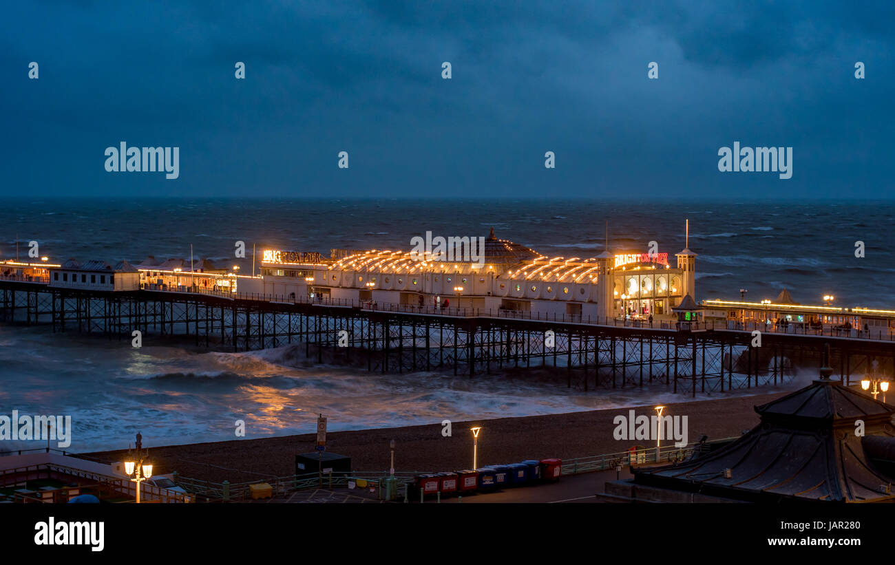 Night view of brighton hi-res stock photography and images - Alamy