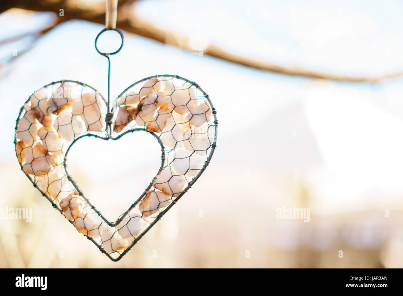 DIY heart wire Stock Photo - Alamy