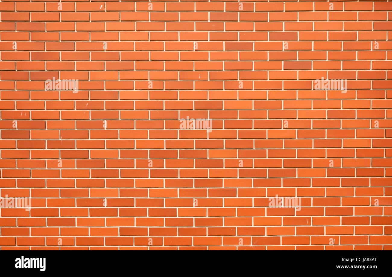 Modern red brick wall Stock Photo - Alamy