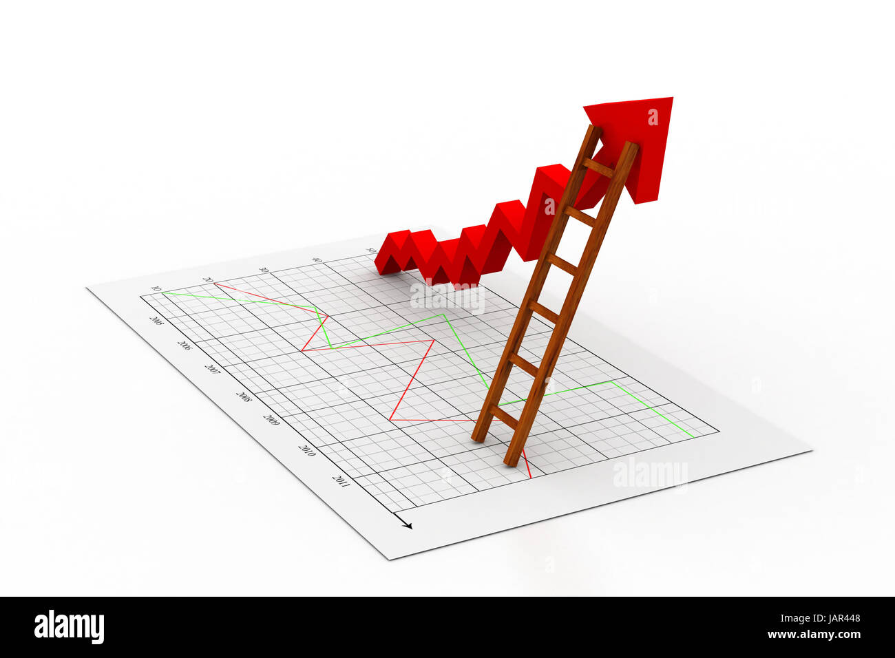 Ladder graph Cut Out Stock Images & Pictures - Alamy