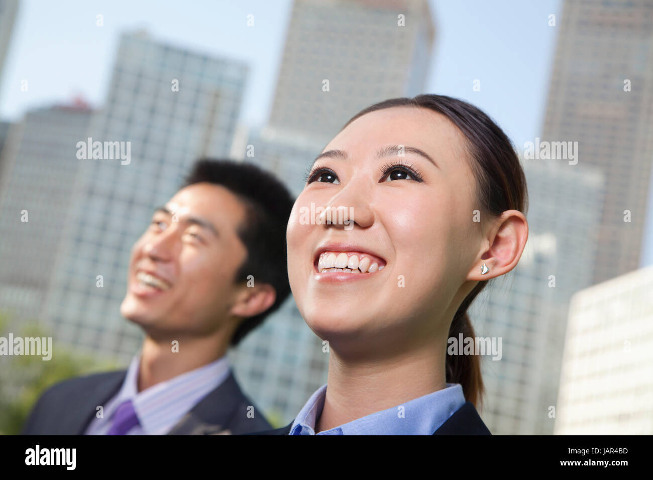 smiles city life Stock Photo - Alamy
