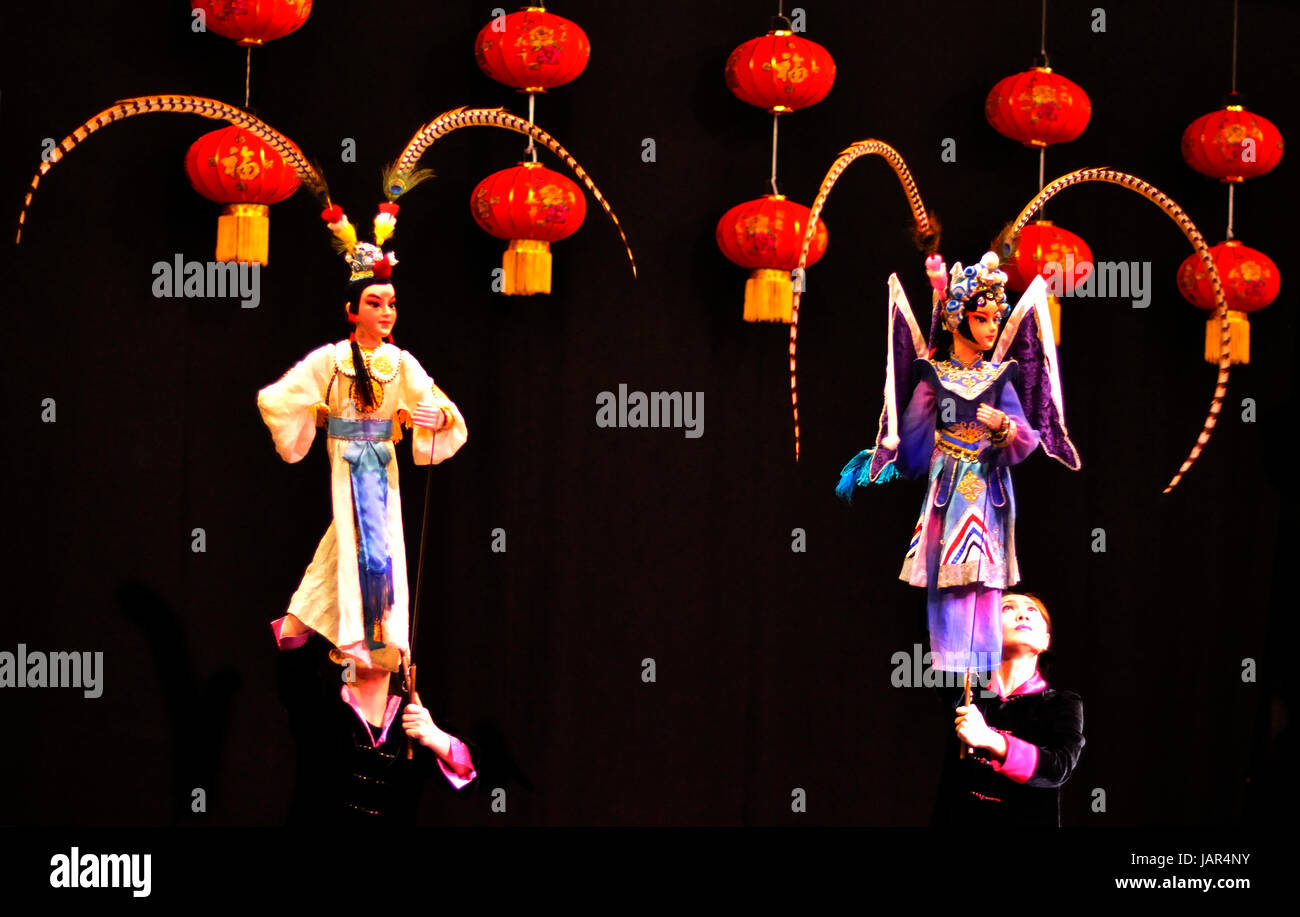 Guangzhou Chinese Puppet Show Stock Photo - Alamy