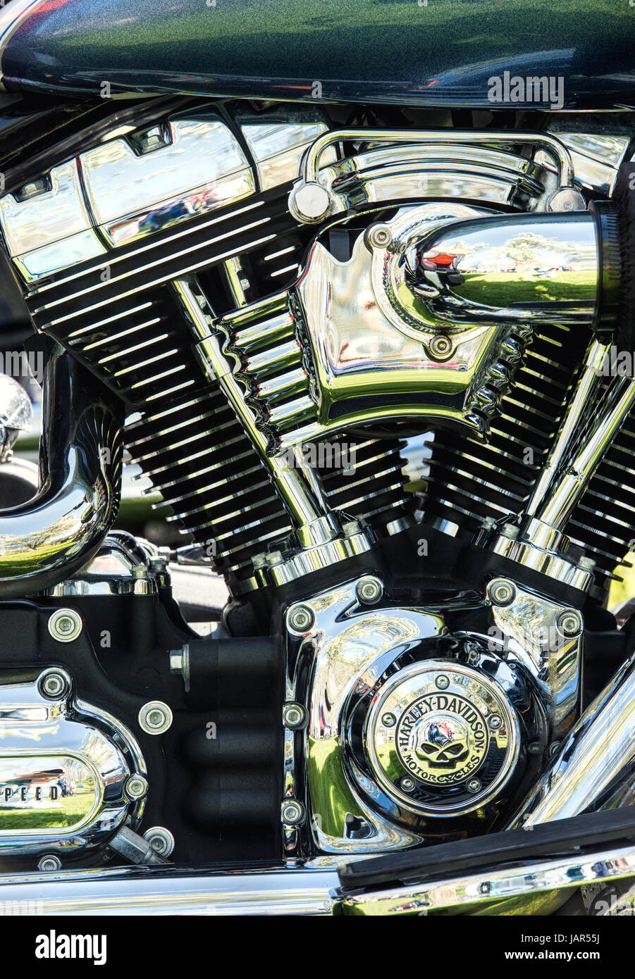 2017 Harley Davidson Motorcycle Engine Abstract Stock Photo - Alamy