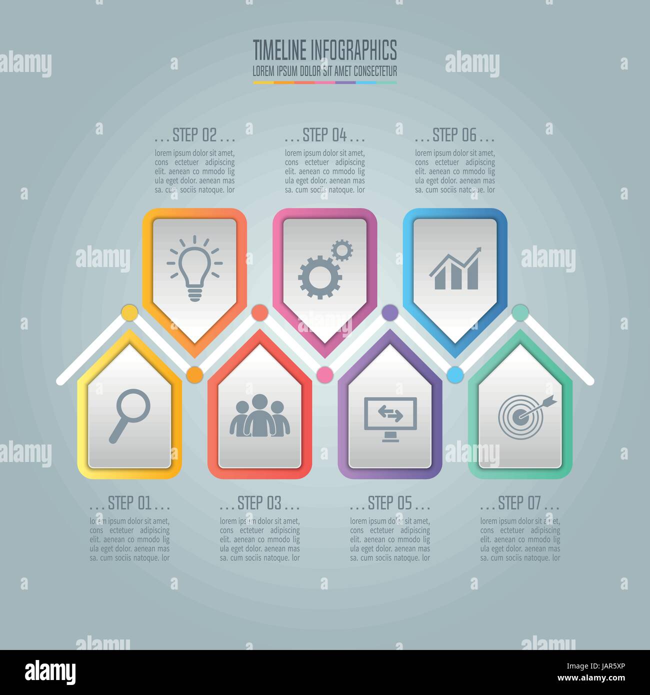 Creative concept for infographic. Timeline infographic design vector ...