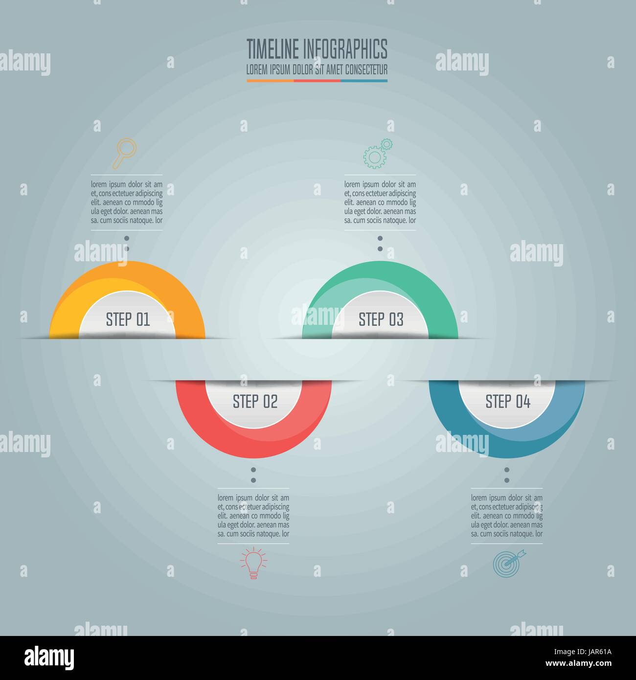 Creative concept for infographic. Timeline infographic design vector ...