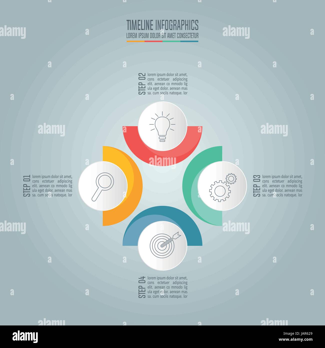 Creative concept for infographic. Timeline infographic design vector ...