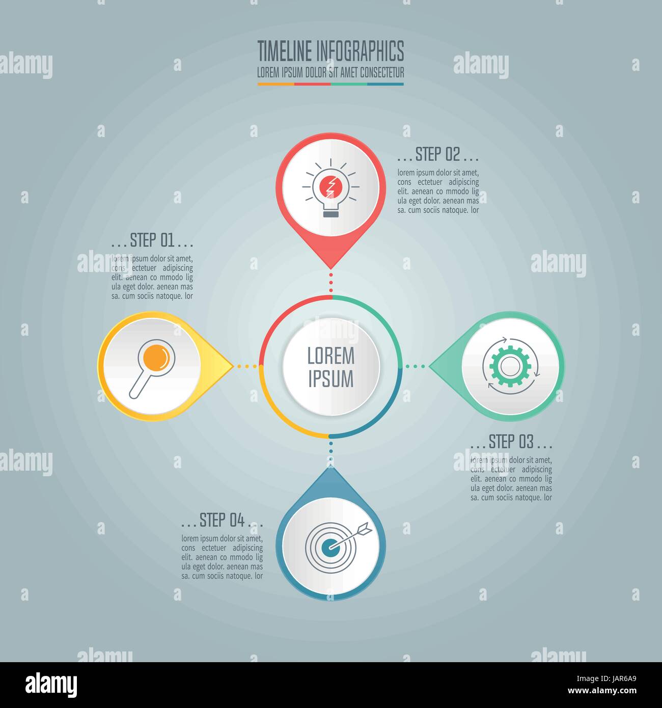 Creative concept for infographic. Timeline infographic design vector ...