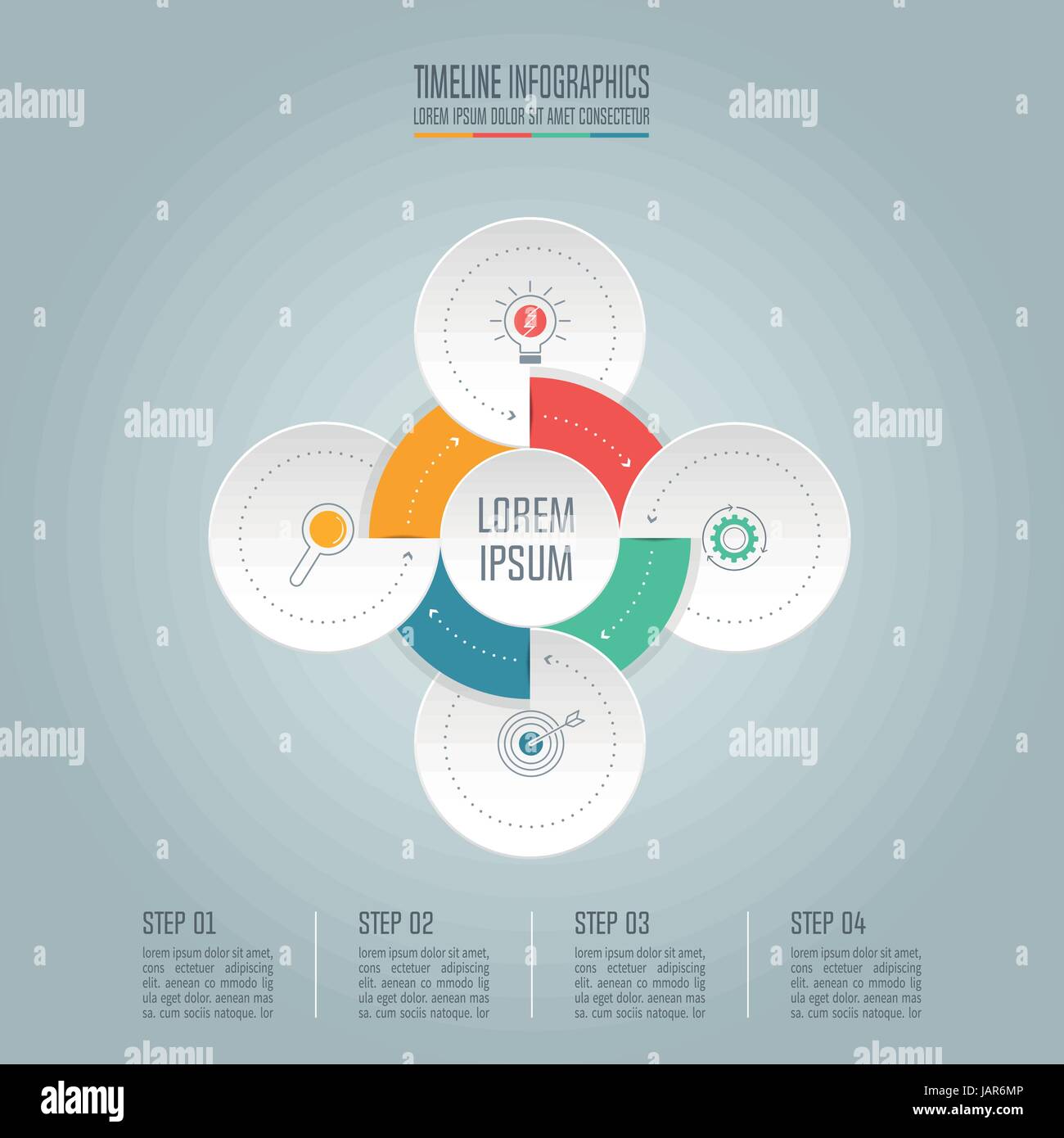 Creative concept for infographic. Timeline infographic design vector ...