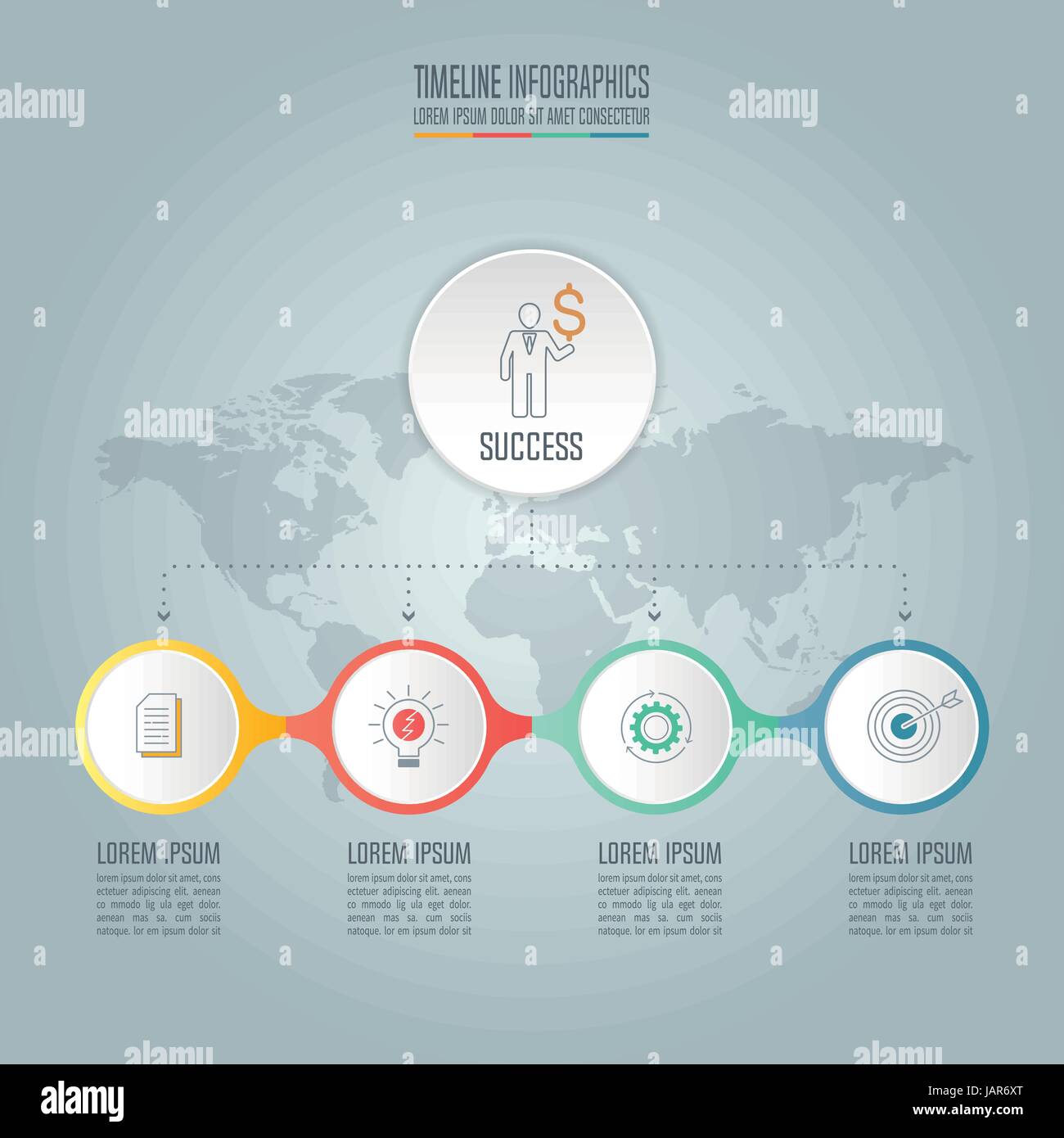 Creative concept for infographic. Timeline infographic design vector ...