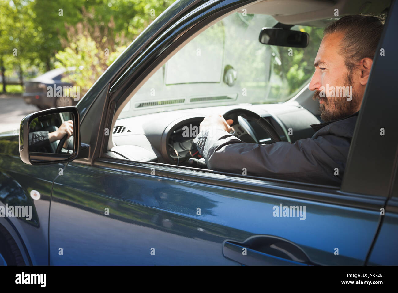 Asian male drive car hi-res stock photography and images - Alamy