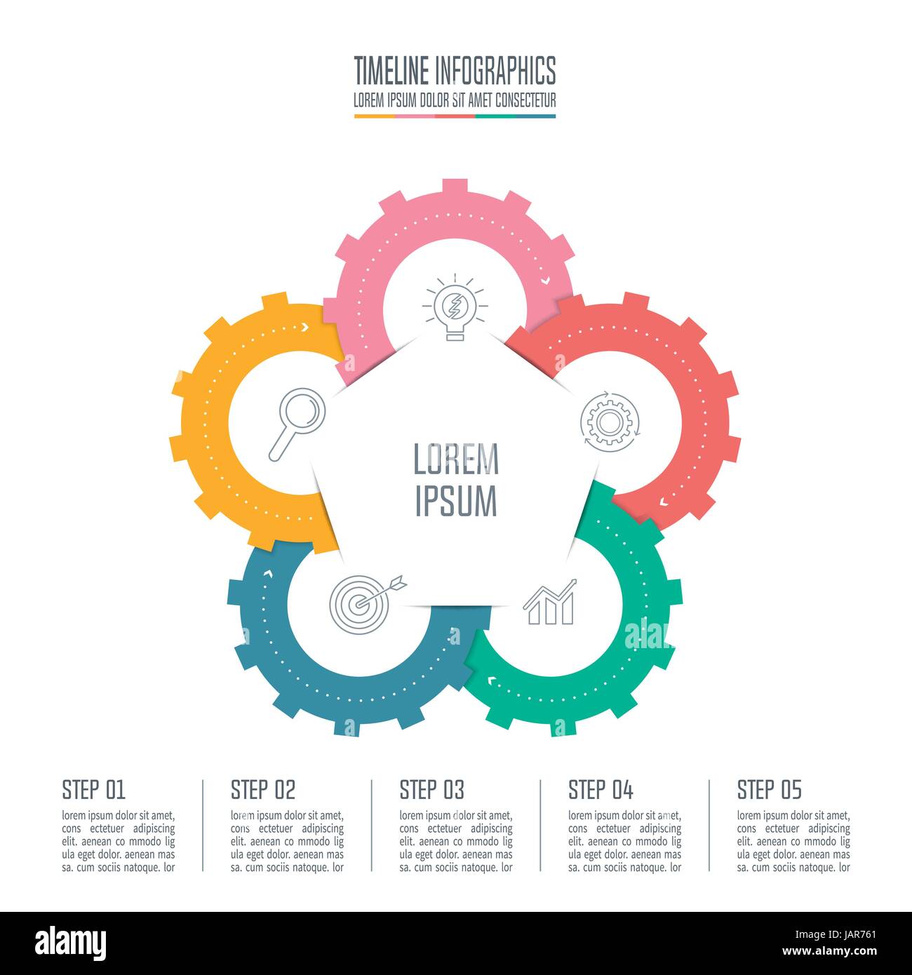 Creative concept for infographic. Timeline infographic design vector ...