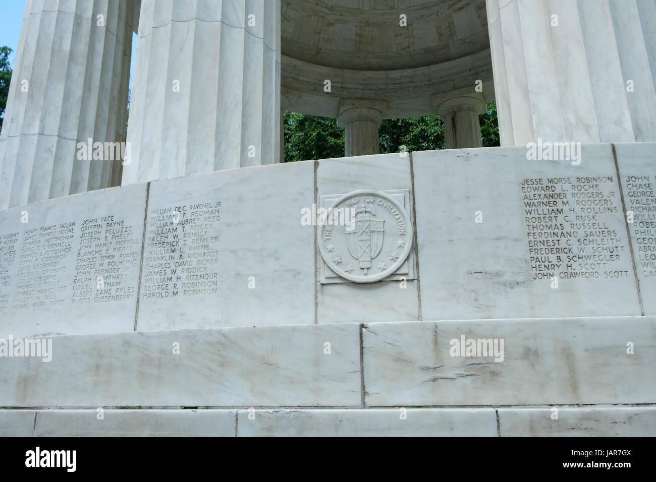 DC War Memorial Stock Photo - Alamy