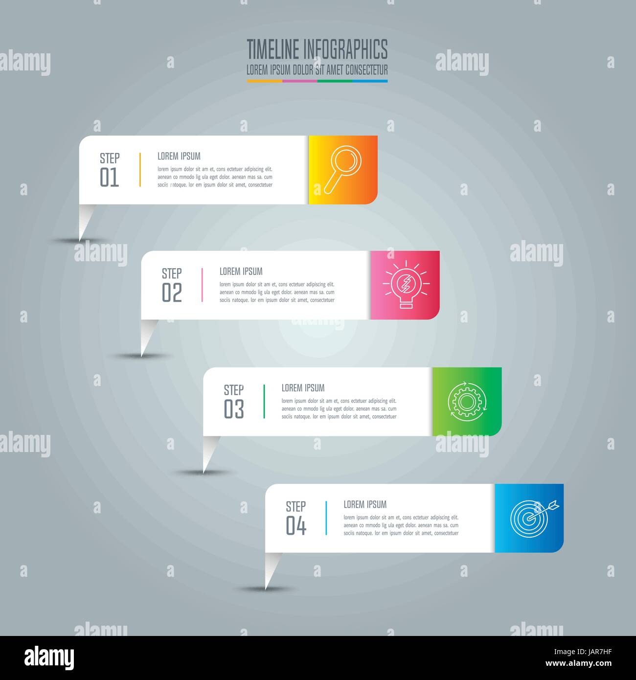Creative concept for infographic. Timeline infographic design vector ...
