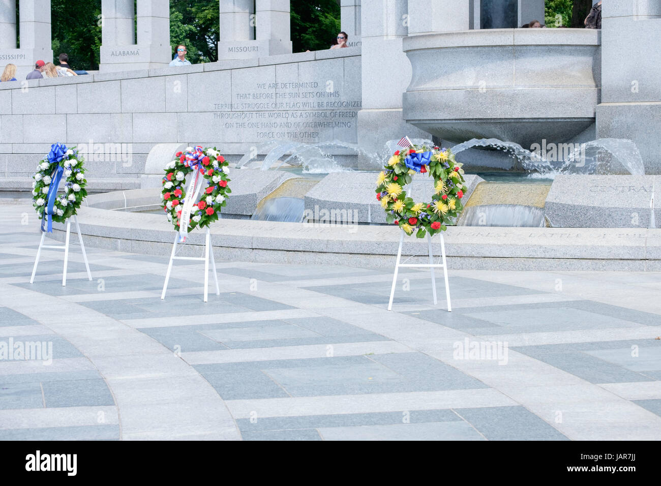 Wwii memorial water fountain hi-res stock photography and images - Alamy
